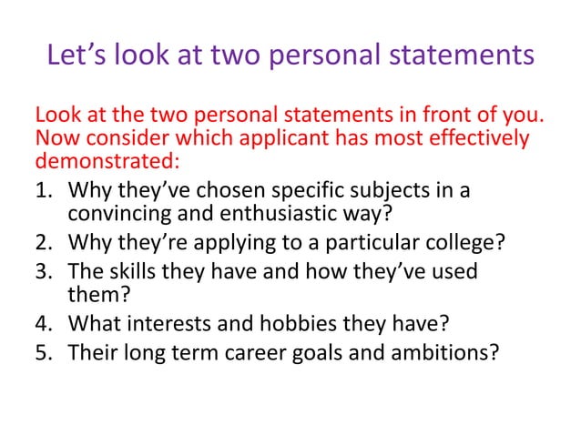 Finished+writing+an+effective+personal+statement | PPT