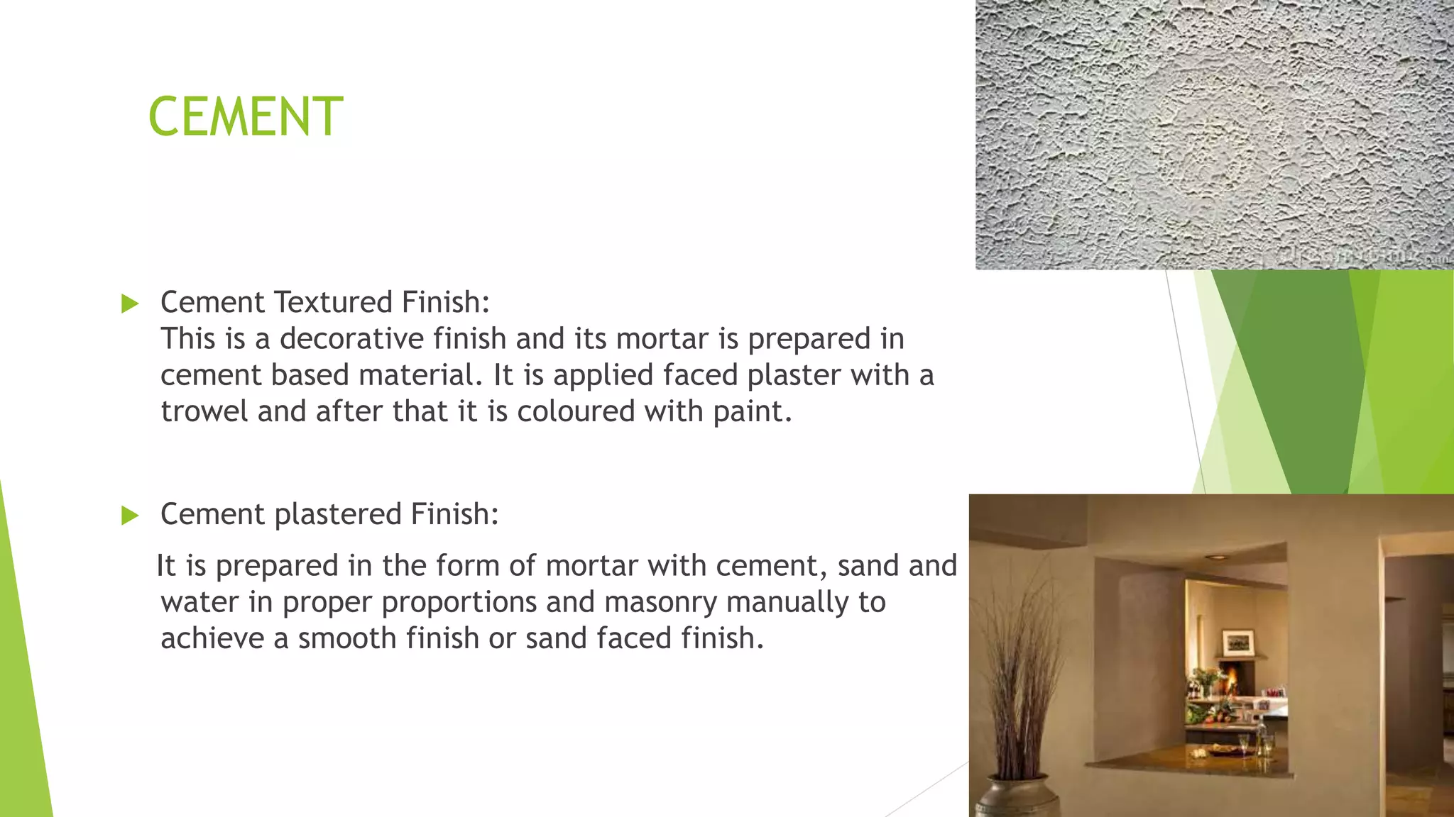 building finishes,architecture,building materials and construction | PPTX