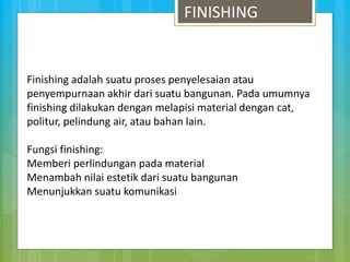 Sistem Finishing | PPTX