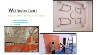 Finishing work,Construction workshop. | PPTX