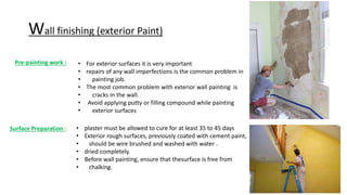 Finishing work,Construction workshop. | PPTX