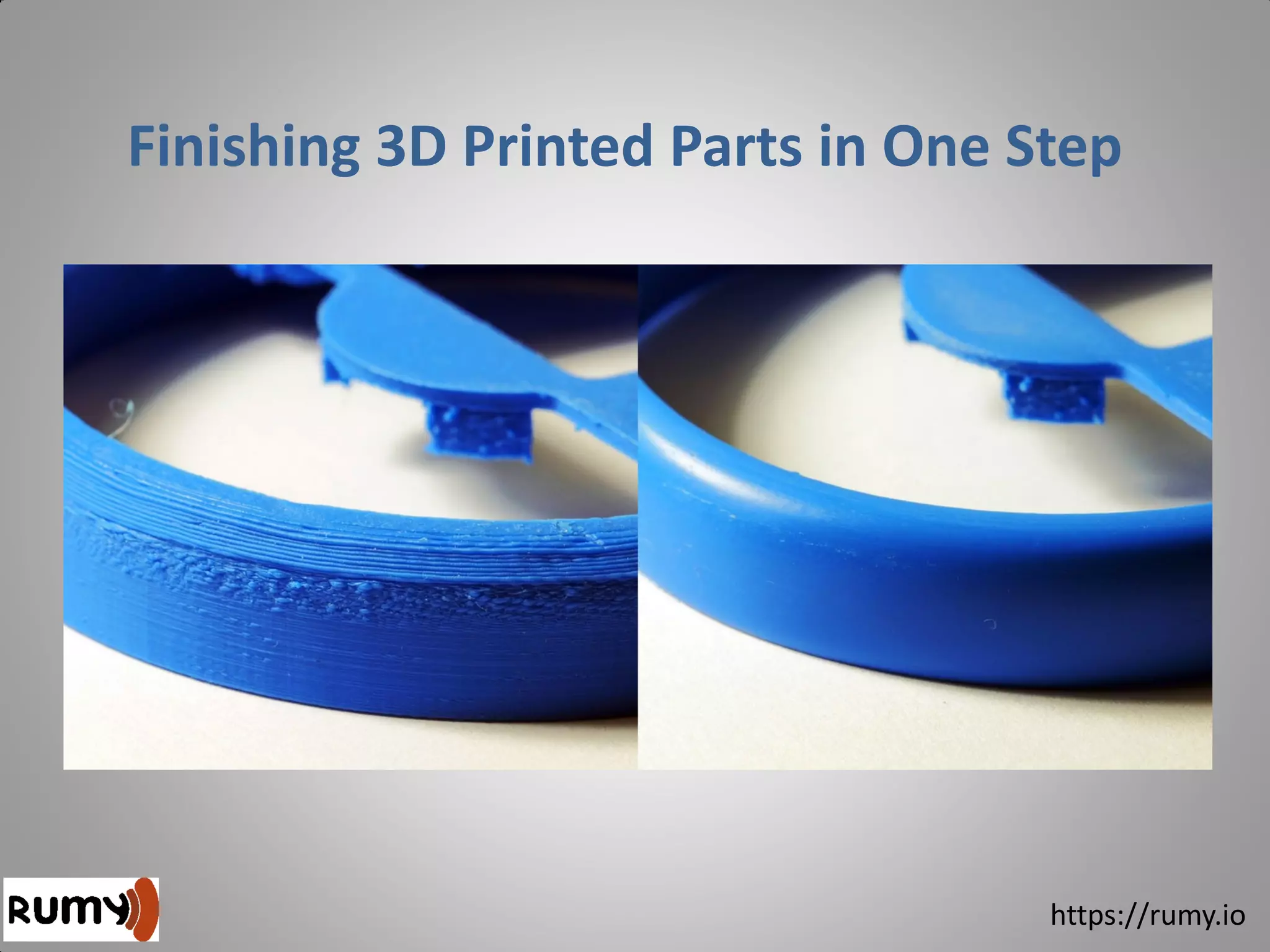 Finishing 3 d printed parts | PDF