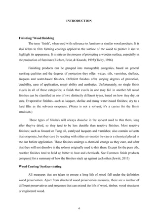 Finishing and coating | DOCX