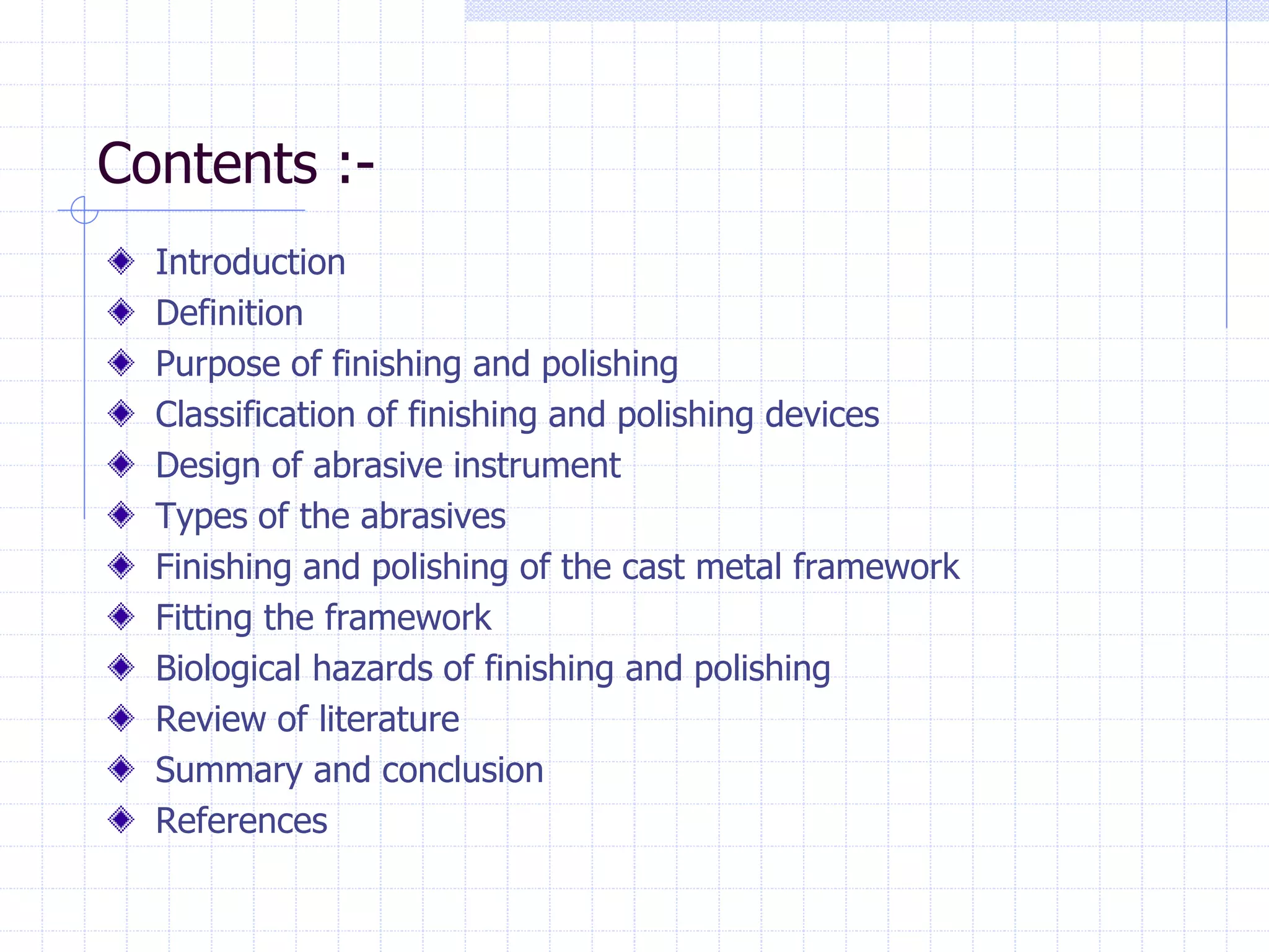 FINISHING AND POLISHING agents.ppt