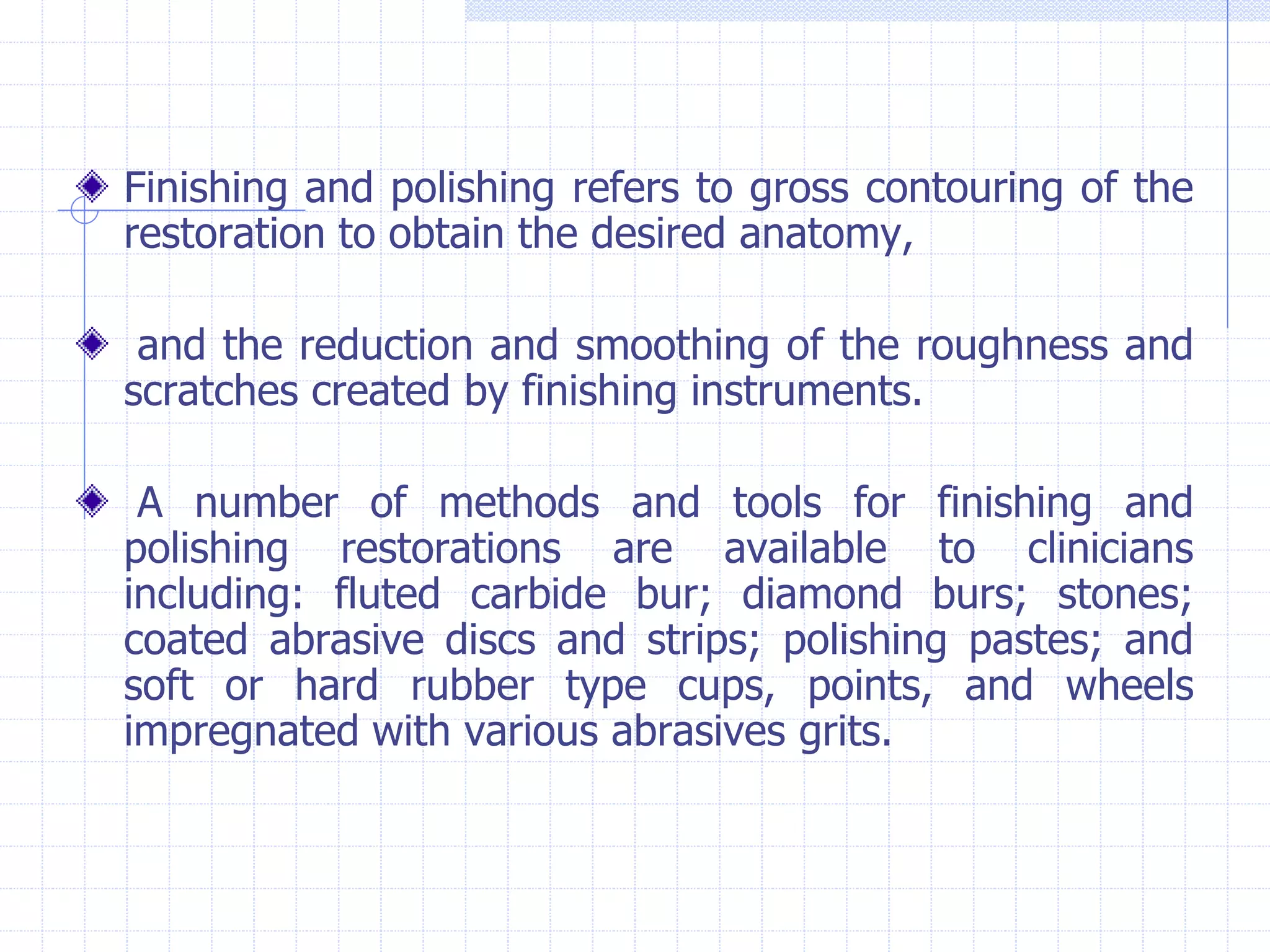 FINISHING AND POLISHING agents.ppt