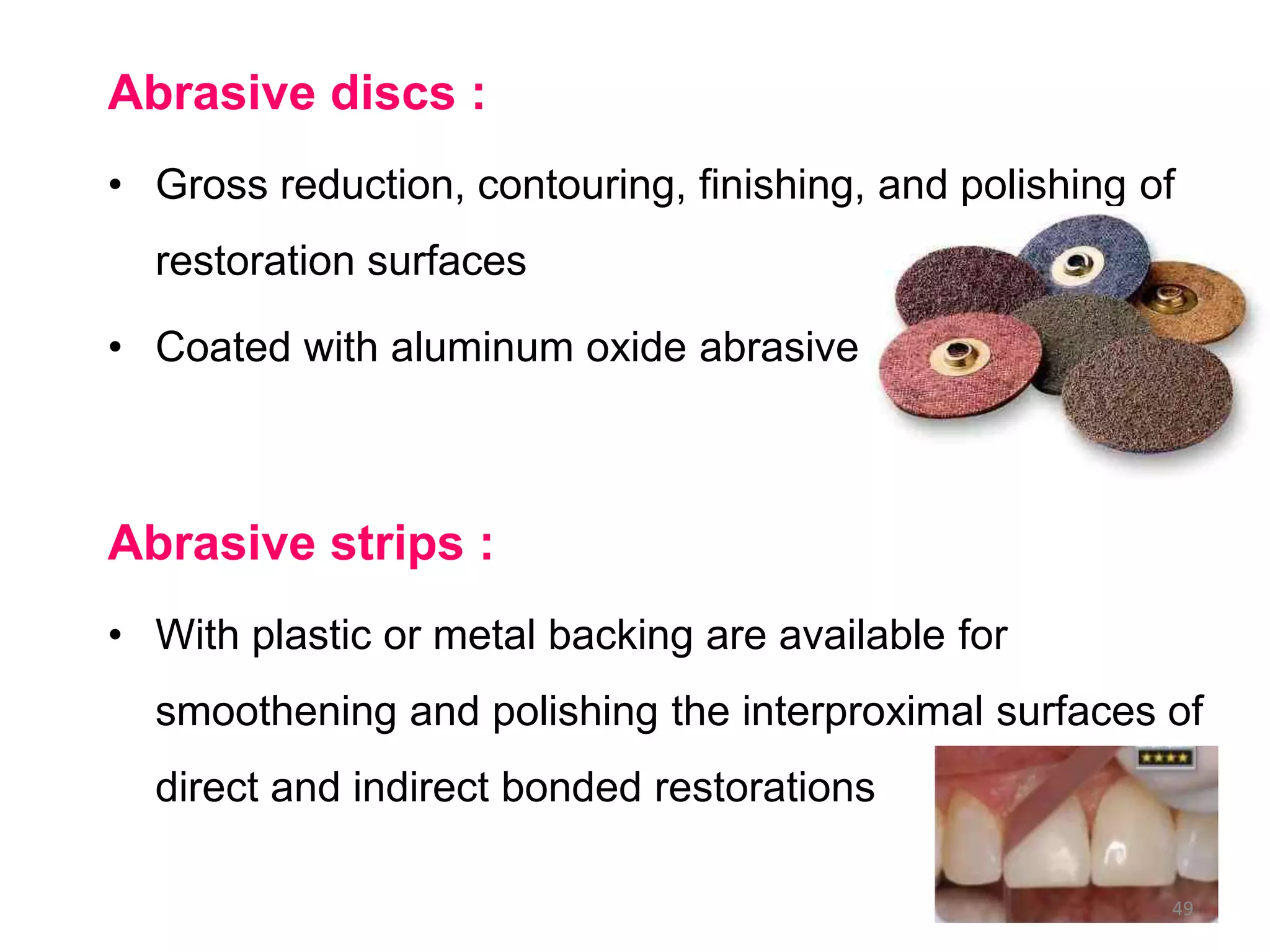 Finishing and polishing materials | PPTX