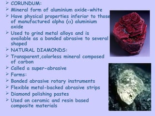 Finishing and polishing in dental materials.ppt