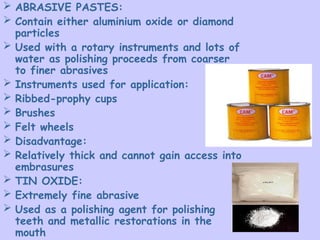 Finishing and polishing in dental materials.ppt