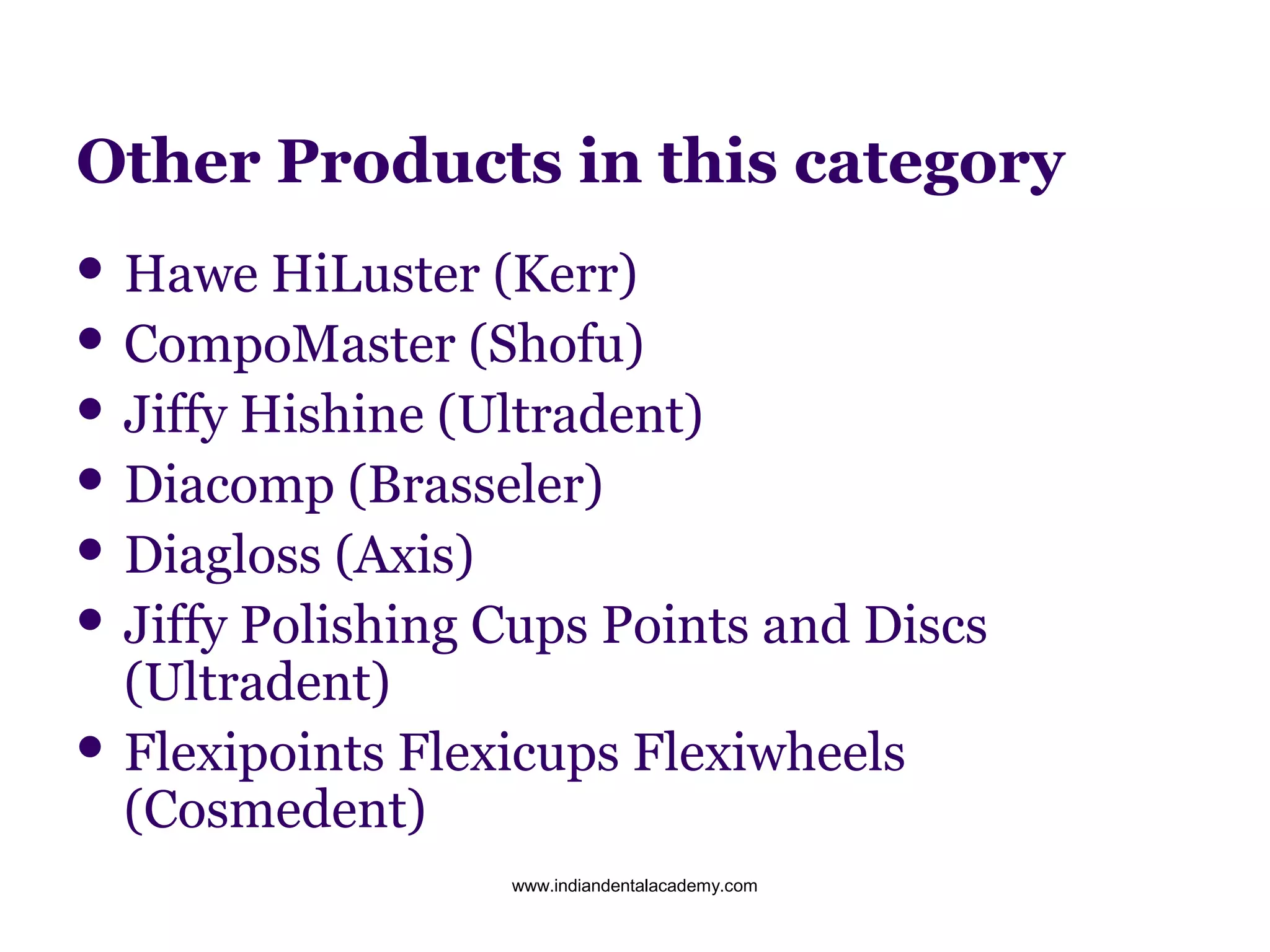 Finishing and polishing of composites / cosmetic dentistry training | PPT