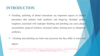 FINISHING AND POLISHING OF GIC AND COMPOSITE | PPTX