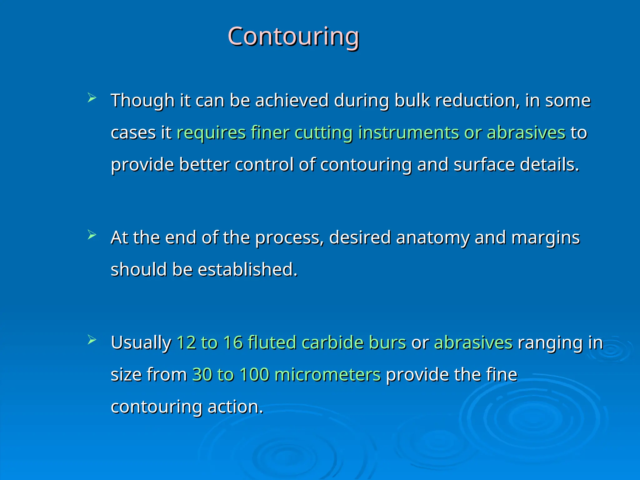 Finishing and Polishing of Restorations. | PPT