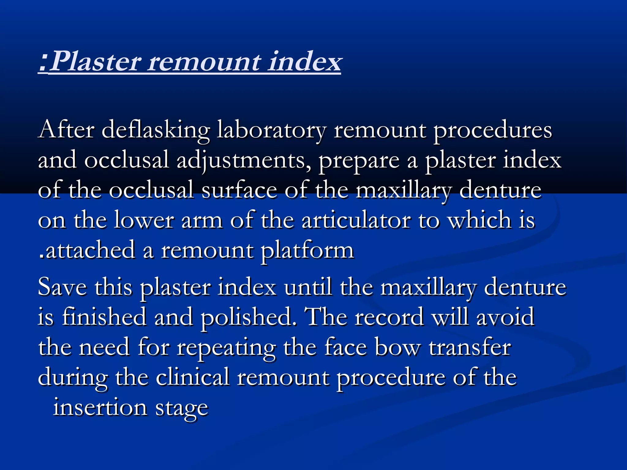 Finishing and polishing the complete denture | PPT
