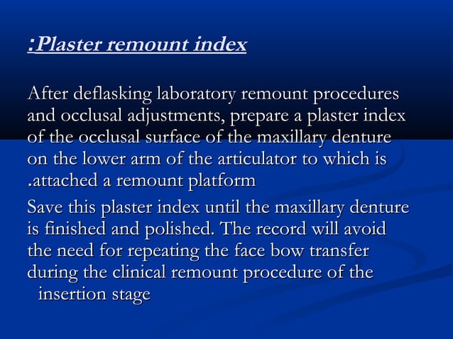 Finishing and polishing the complete denture | PPT