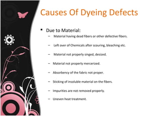 Finishing defects | PPT
