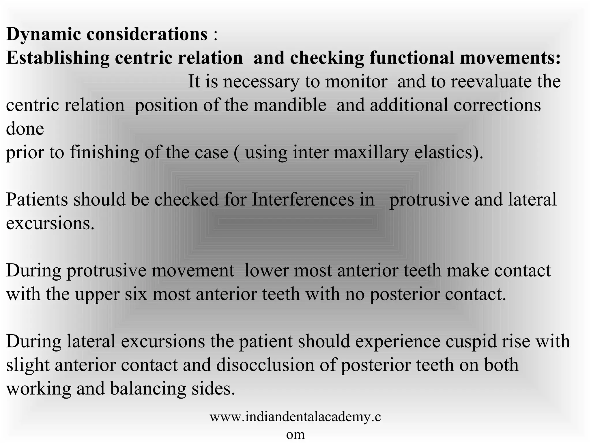 Finishing & detaling in orthodontics | PPT