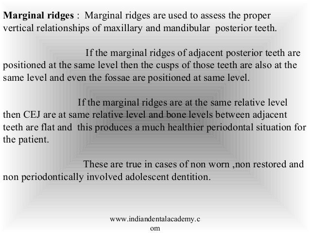 Finishing & detaling in orthodontics