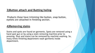 Finishing & packaging | PPTX