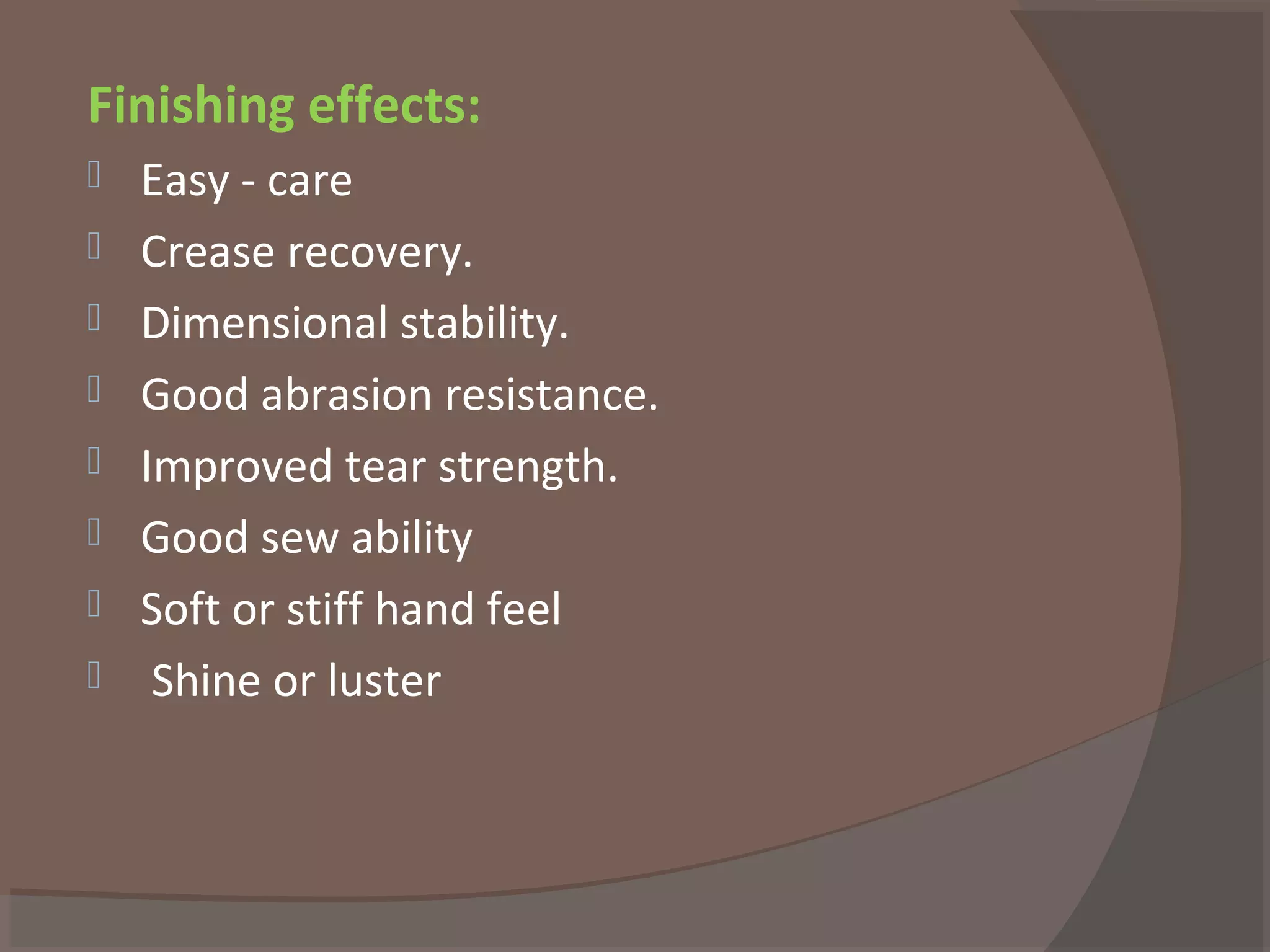 Finishing process and parameters | PPT