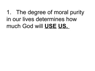 Finishing strong 8 moral purity | PPT