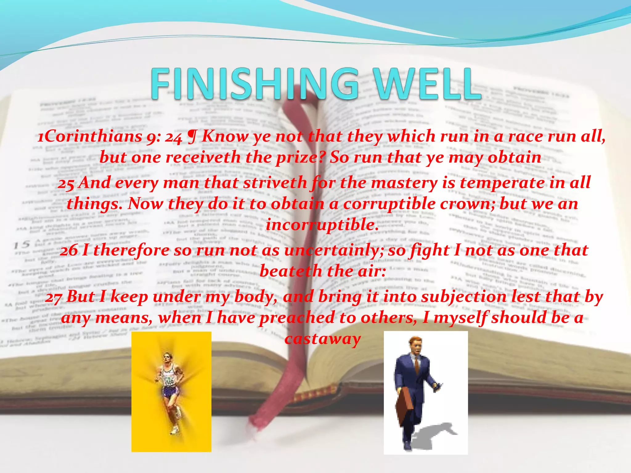 Finishing well | PPT