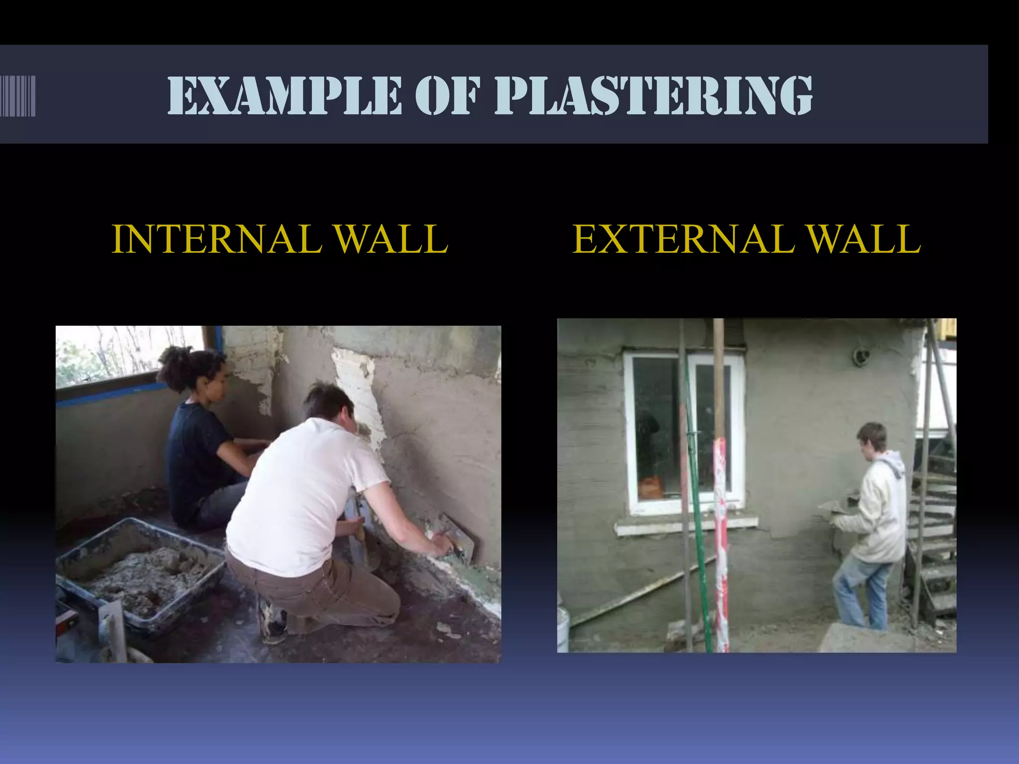 Finishing works (Building Construction) | PPTX