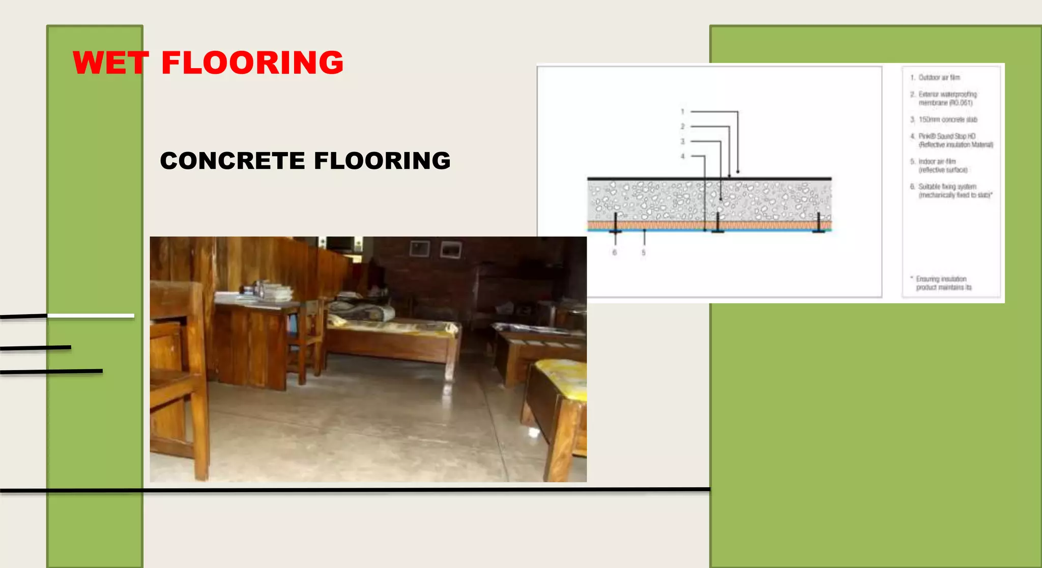 Finishing works detail of residence building | PPTX