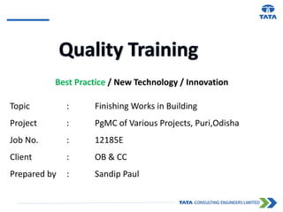 Finishing works Part 1.pptx | Home Improvement | Home & Garden