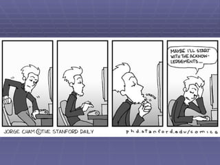 PhD Seminar 2009: finishing your PhD | PPT