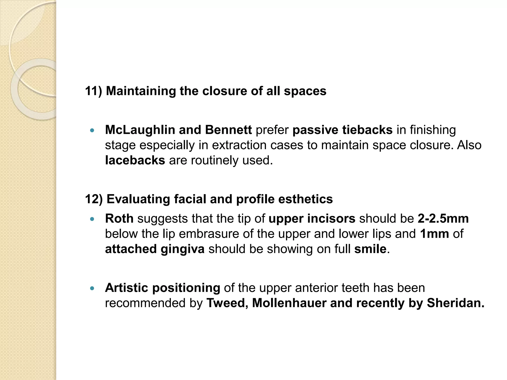 finishing and detailing in orthodontics | PPTX