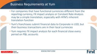 Finit - Creative Solutions for FX Analysis in HFM | PPT