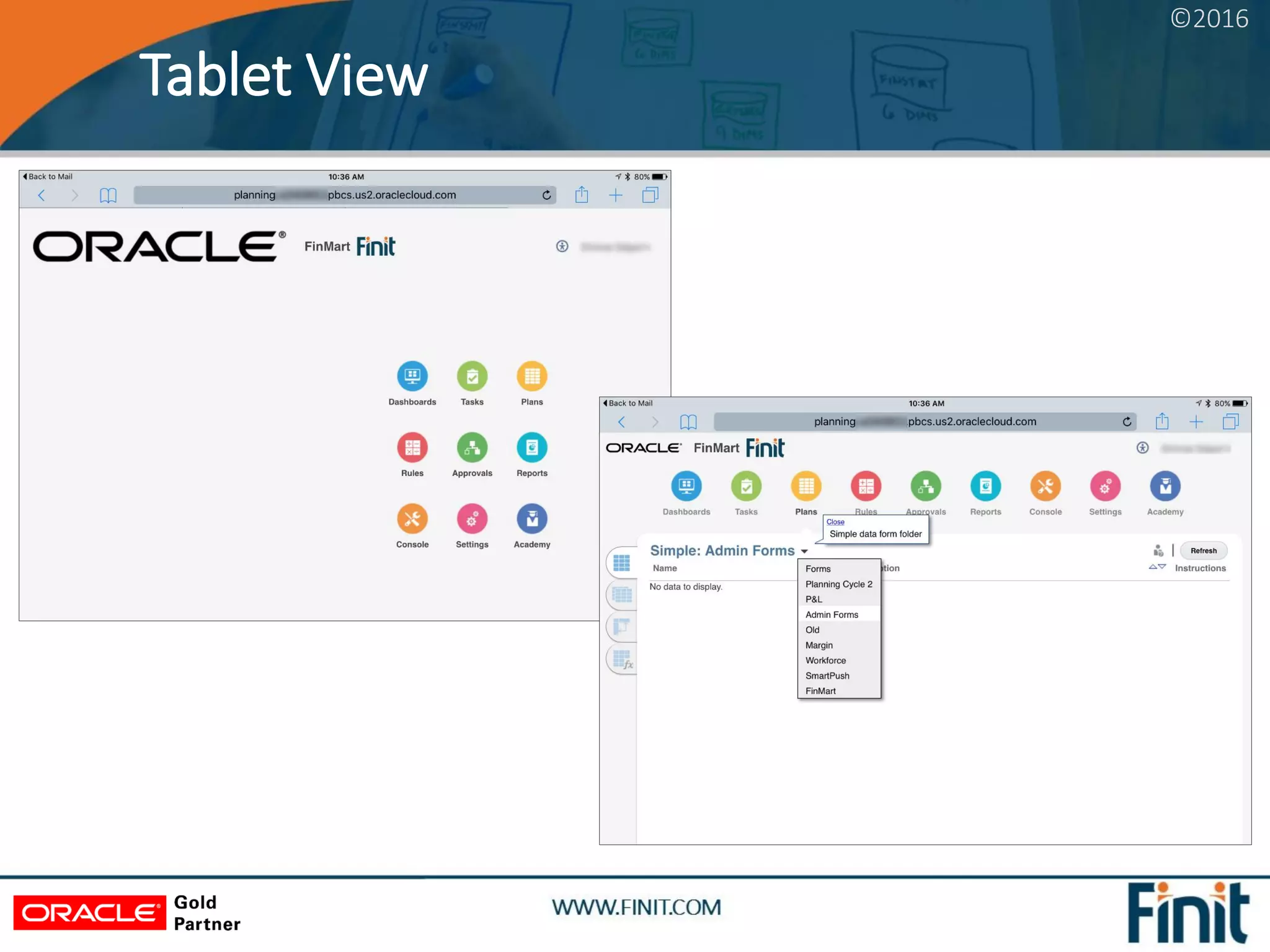 Finit Hyperion Planning & PBCS Simplified User Interface | PDF