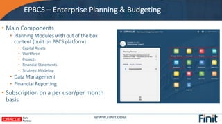 Finit - Breaking Through the Cloud: An Overview of Oracle EPM Cloud | PDF