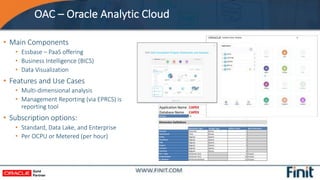 Finit - Breaking Through the Cloud: An Overview of Oracle EPM Cloud | PDF