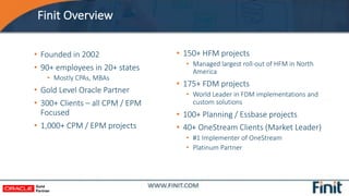 Finit - Breaking Through the Cloud: An Overview of Oracle EPM Cloud | PDF
