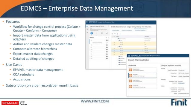 Finit - Breaking Through the Cloud: An Overview of Oracle EPM Cloud ...