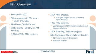 Finit - State of Oracle EPM | PDF