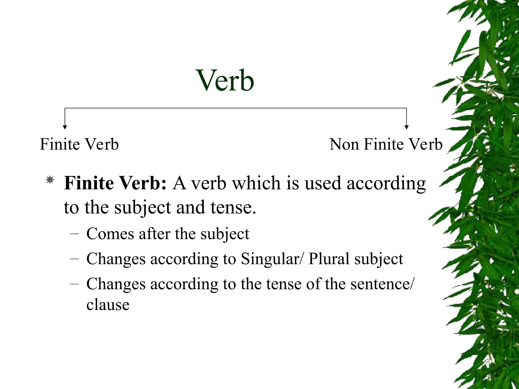 finite-and-non-finite-verbs.ppt kls xii. | PPT