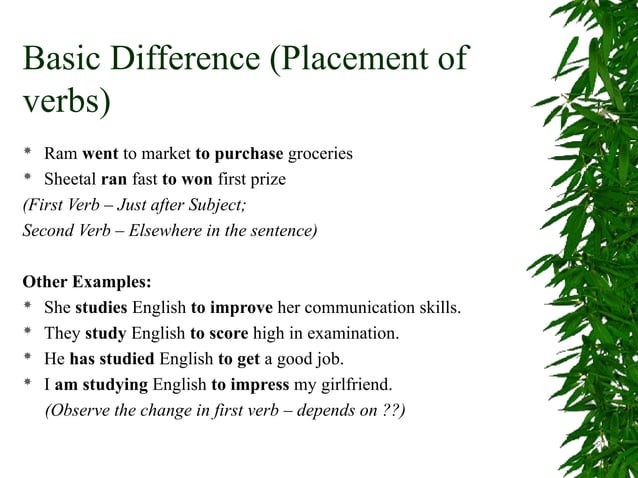 finite-and-non-finite-verbs.ppt kls xii. | PPT