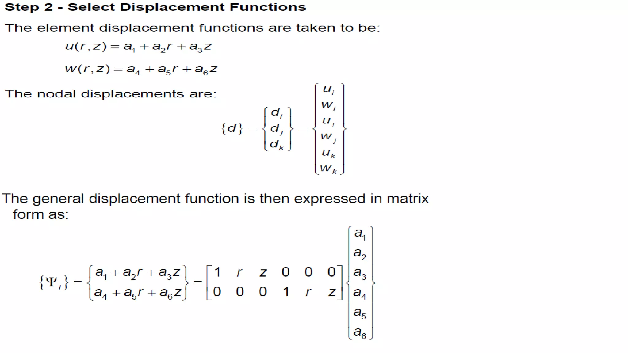 Finite element - axisymmetric stress and strain | PPTX