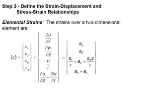 Finite element - axisymmetric stress and strain | PPTX