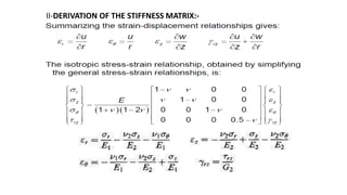 Finite element - axisymmetric stress and strain | PPTX