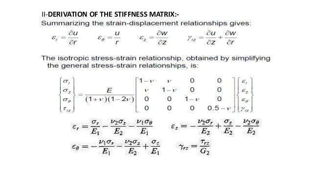Finite Element Axisymmetric Stress And Strain 