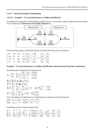 Finite element-modelling-techniques-in-msc-nastran-and-lsdyna | PDF