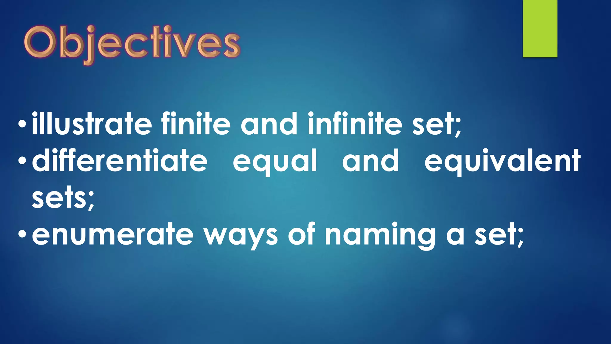 Finite and Infinite_Equal and Equivalent_Ways of naming sets | PDF