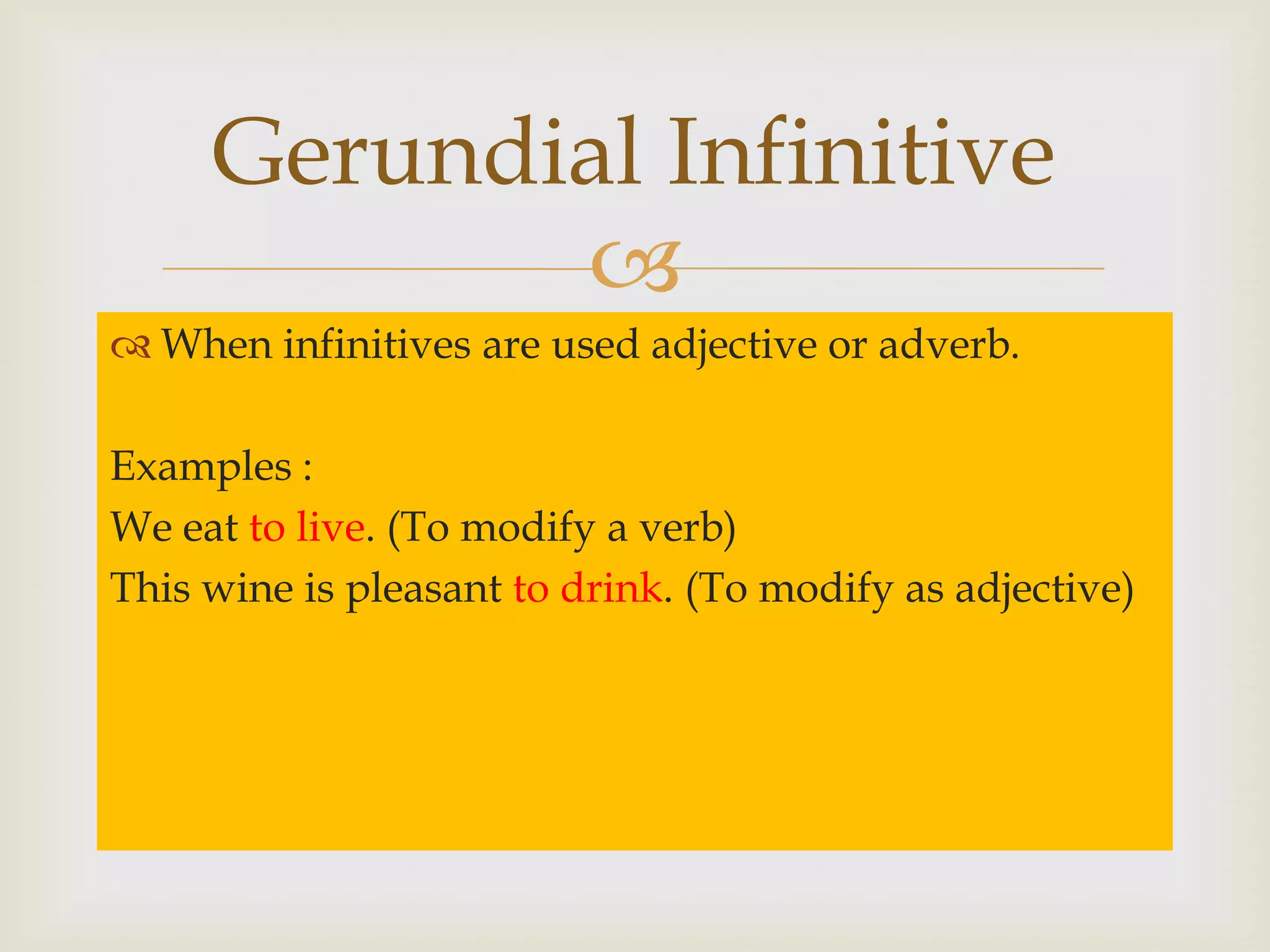 Finite and Non-finite Verbs | PPTX