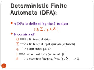 Finite automata | PPT