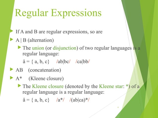Regular expression with DFA | PPT