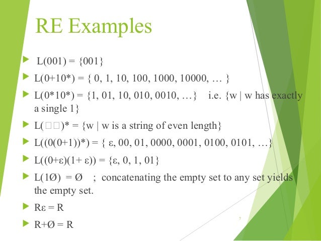 Regular Expression With Dfa