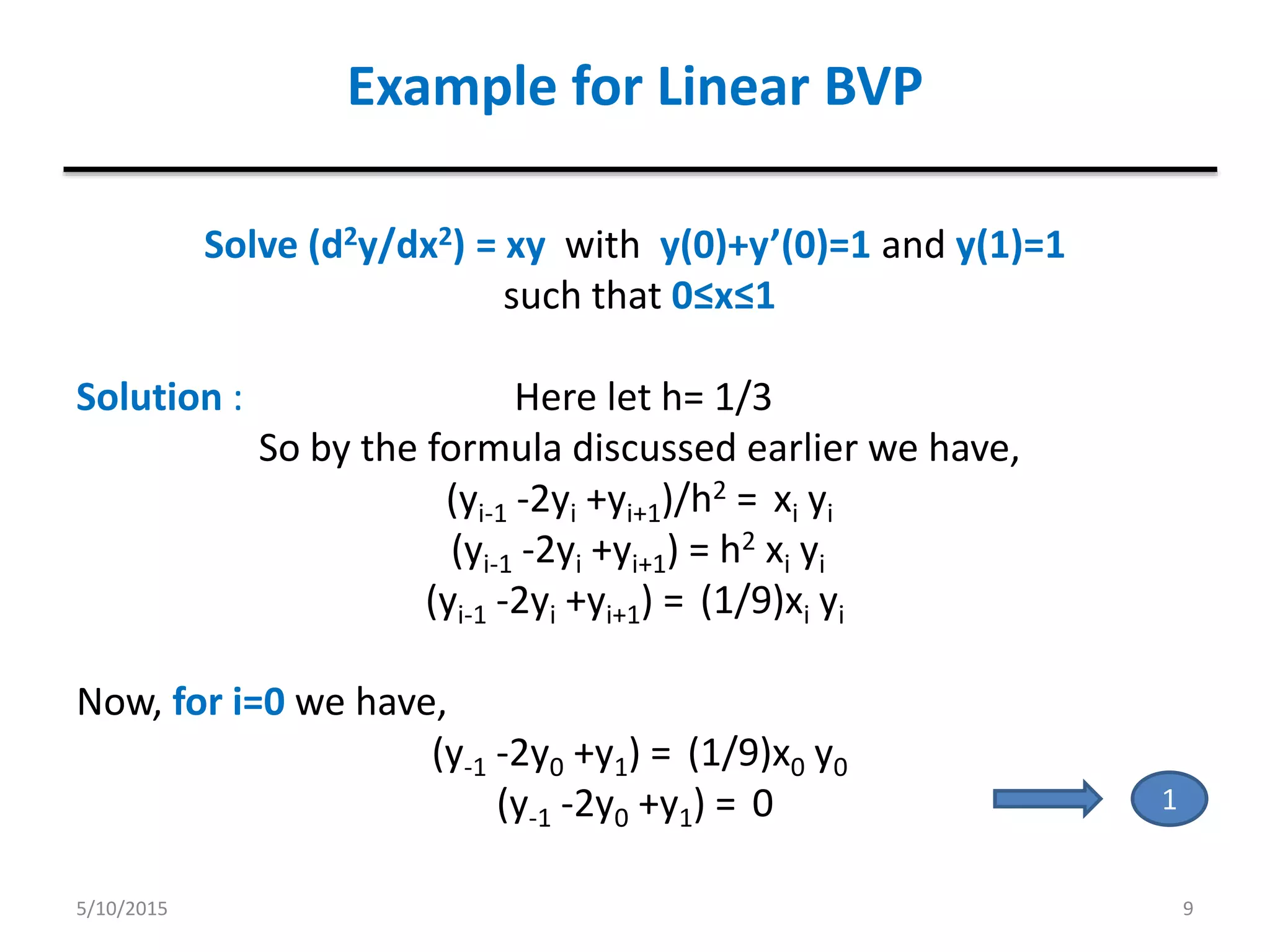 Finite difference method | PPTX