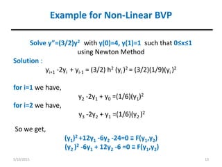 Finite difference method | PPTX